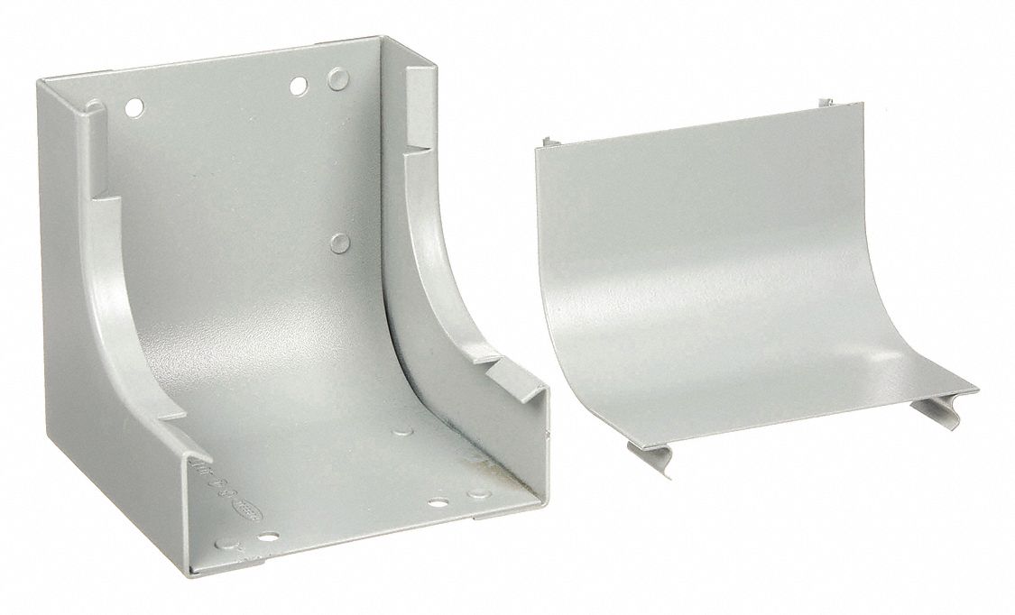 HUBBELL WIRING DEVICE-KELLEMS INTERNAL ELBOW, FOR 4000 SERIES RACEWAYS, STEEL, GREY - 1003553 ...