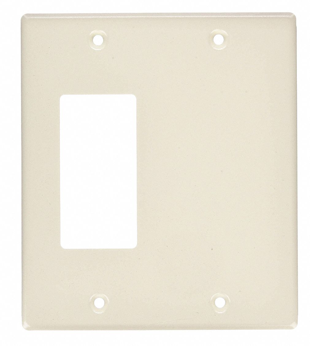 HUBBELL WIRING DEVICE-KELLEMS, 4000, Steel, Plate - 1RYT5|HBL4747RXIV ...