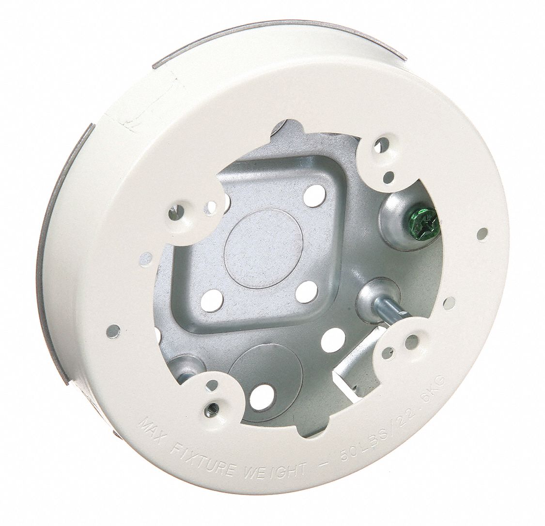 HUBBELL WIRING DEVICE-KELLEMS, 500/700/750, Steel, Fixture Box - 1RYU6 ...