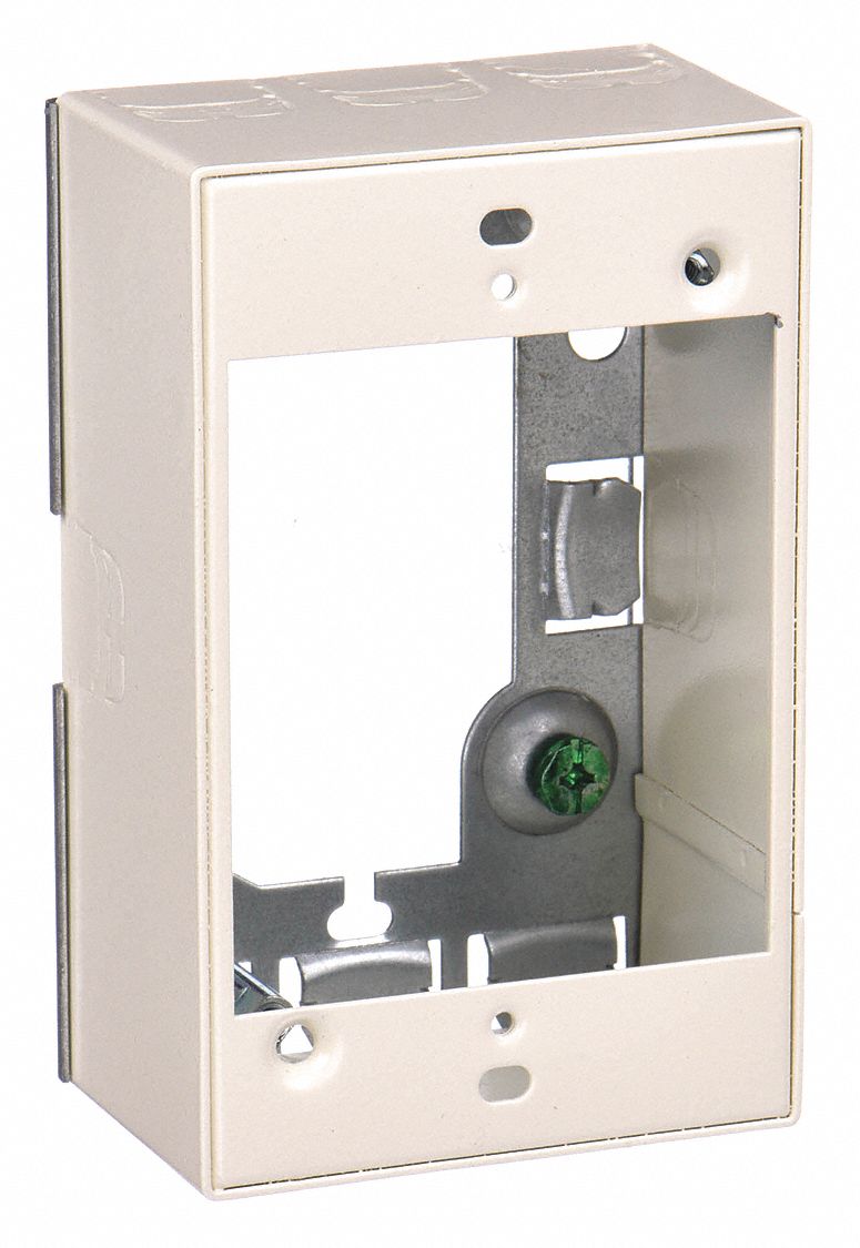 HUBBELL WIRING DEVICE-KELLEMS, 500/700/750, Steel, Deep Extension Box ...