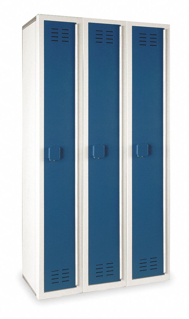 Plastic Locker,Unassembled,Single Tier - Grainger