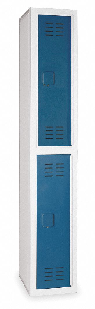 Plastic Locker,Assembled,Double Tier - Grainger