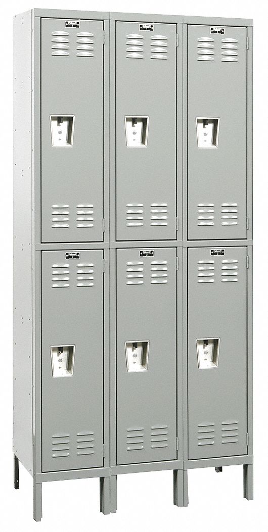 HALLOWELL, 36 in x 18 in x 78 in, Louvered, Antimicrobial Wardrobe ...