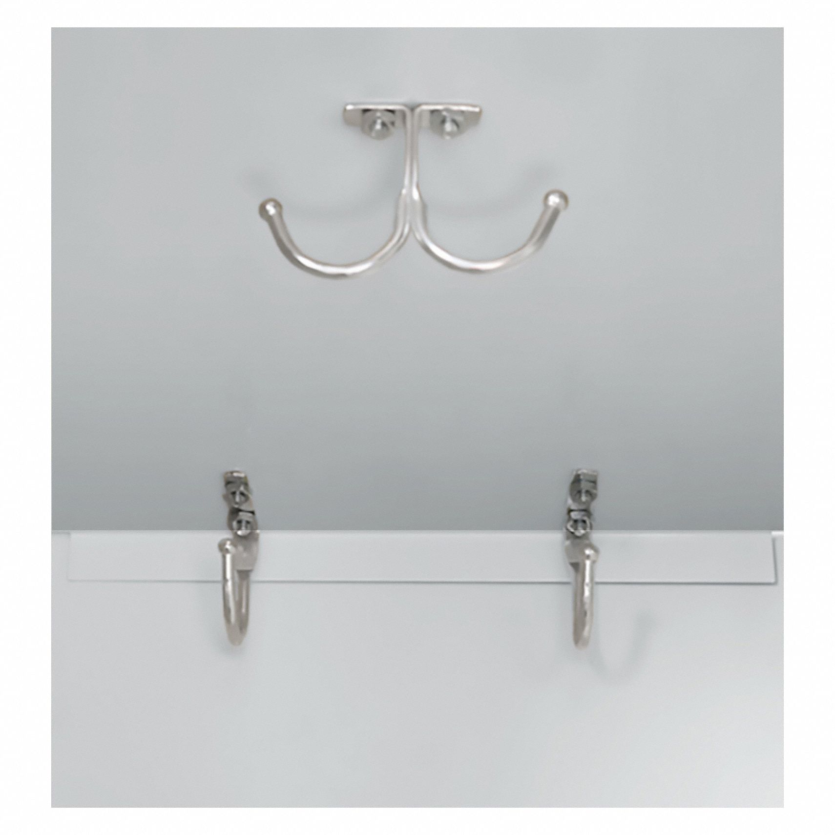 HALLOWELL Antimicrobial Wardrobe Locker: 36 in x 18 in x 78 in, Louvered, 2 Tiers, 3 Units Wide ...