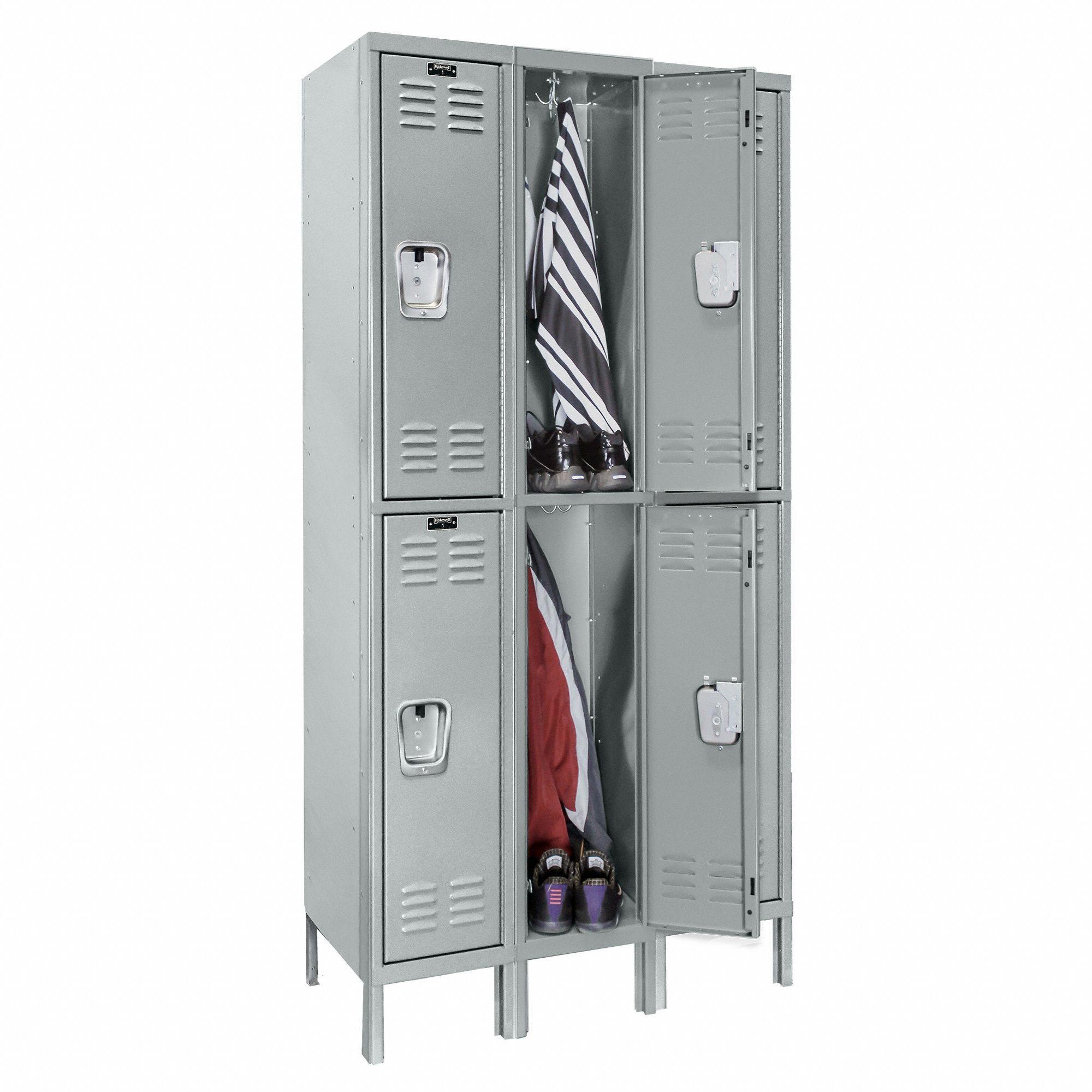 HALLOWELL Antimicrobial Wardrobe Locker: 36 in x 18 in x 78 in ...