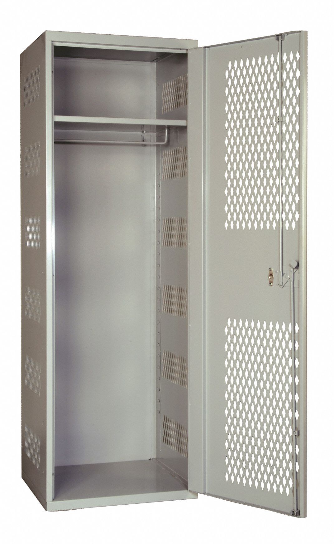 HALLOWELL Wardrobe Locker: 24 in x 22 in x 72 in, 1 Tiers, 1 Units Wide ...