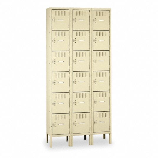 TENNSCO, 36 in x 15 in x 78 in, 6 Tiers, Box Locker - 5ZJ64|BS6-121512 ...