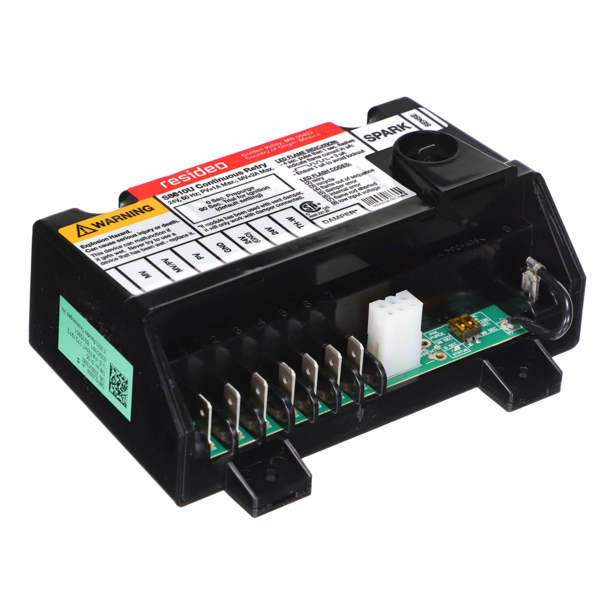 Universal, 24V AC, Intermittent Pilot Ignitor - 1RZZ2|S8610U3009 - Grainger