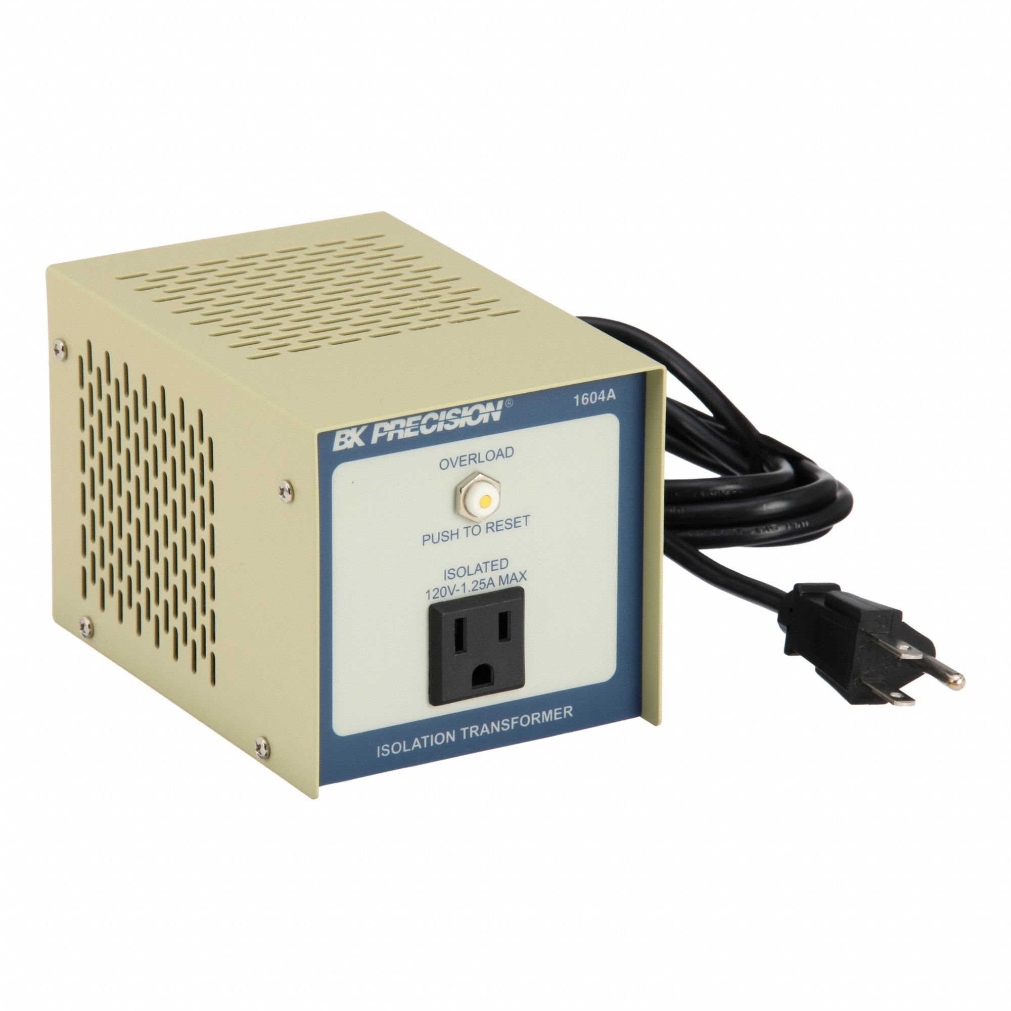 B&K PRECISION, 155 VA Power Rating, 120V AC, Isolation Transformer ...