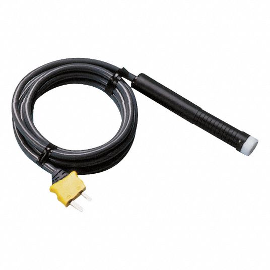 FLUKE Surface Temperature Probe, Type K, For Application Surface, Mini ...