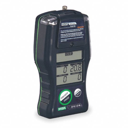 Multi-Gas Detector, 4 Gas, Detects Oxygen, Carbon Monoxide, Hydrogen ...