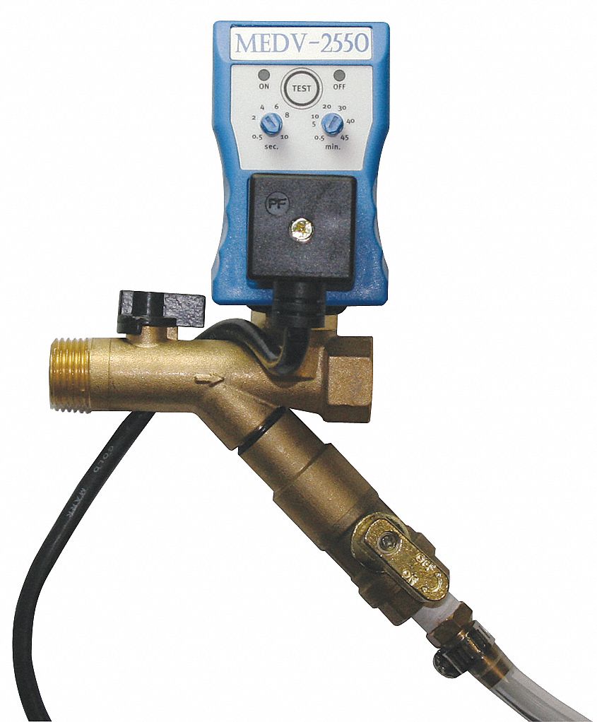 1/2 in NPT, 115V, Plastic and Brass Timed Electric Auto Drain Valve ...