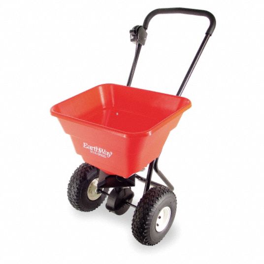 EARTHWAY, Steel, Polyethylene, Manual Walk-Behind Spreader - 1TCW1 ...