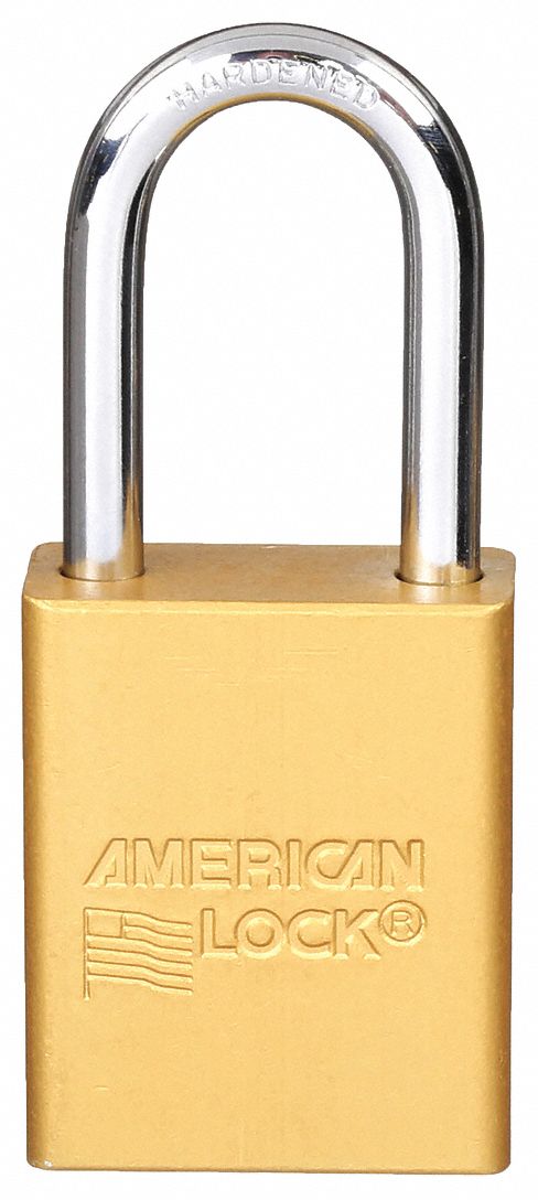 AMERICAN LOCK, Keyed Different, Aluminum, Lockout Padlock - 1TDB7 ...