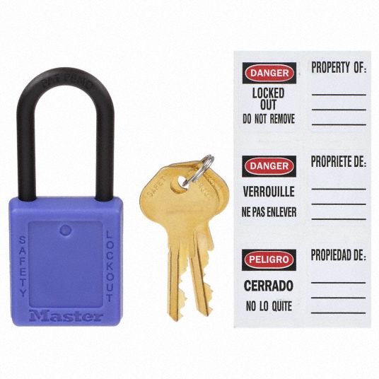 MASTER LOCK, Keyed Different, Thermoplastic, Lockout Padlock - 1TDD1 ...