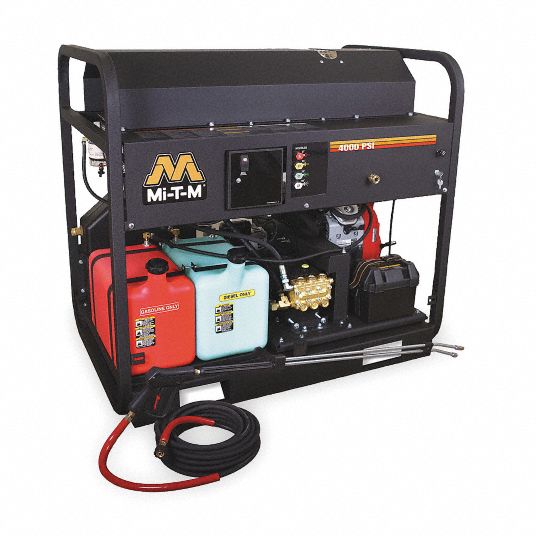 MI-T-M, Heavy Duty, Skid Mount, Gas-Powered Pressure Washer - 1TDK1|GH ...