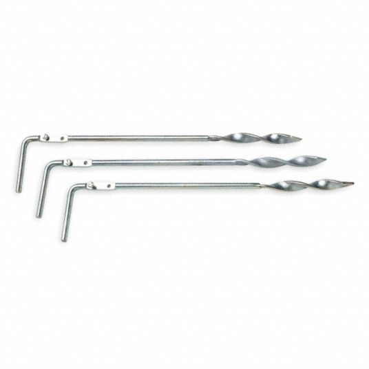 FLUKE, Stake Kit, 25 m_50 m Cable Lg, Stake Set - 1TFV5|Fluke-ES-162P3 ...