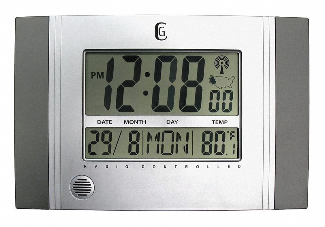 6 Digits, 6 in Ht, Digital Clock - 1TKA2|1TKA2 - Grainger