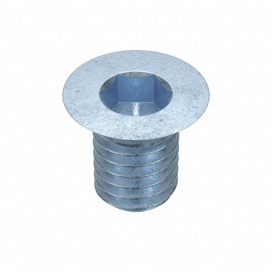 #10-32 Thread Size, 1 in Lg, Socket Flat Head Screw - 1TKZ8|1TKZ8 ...
