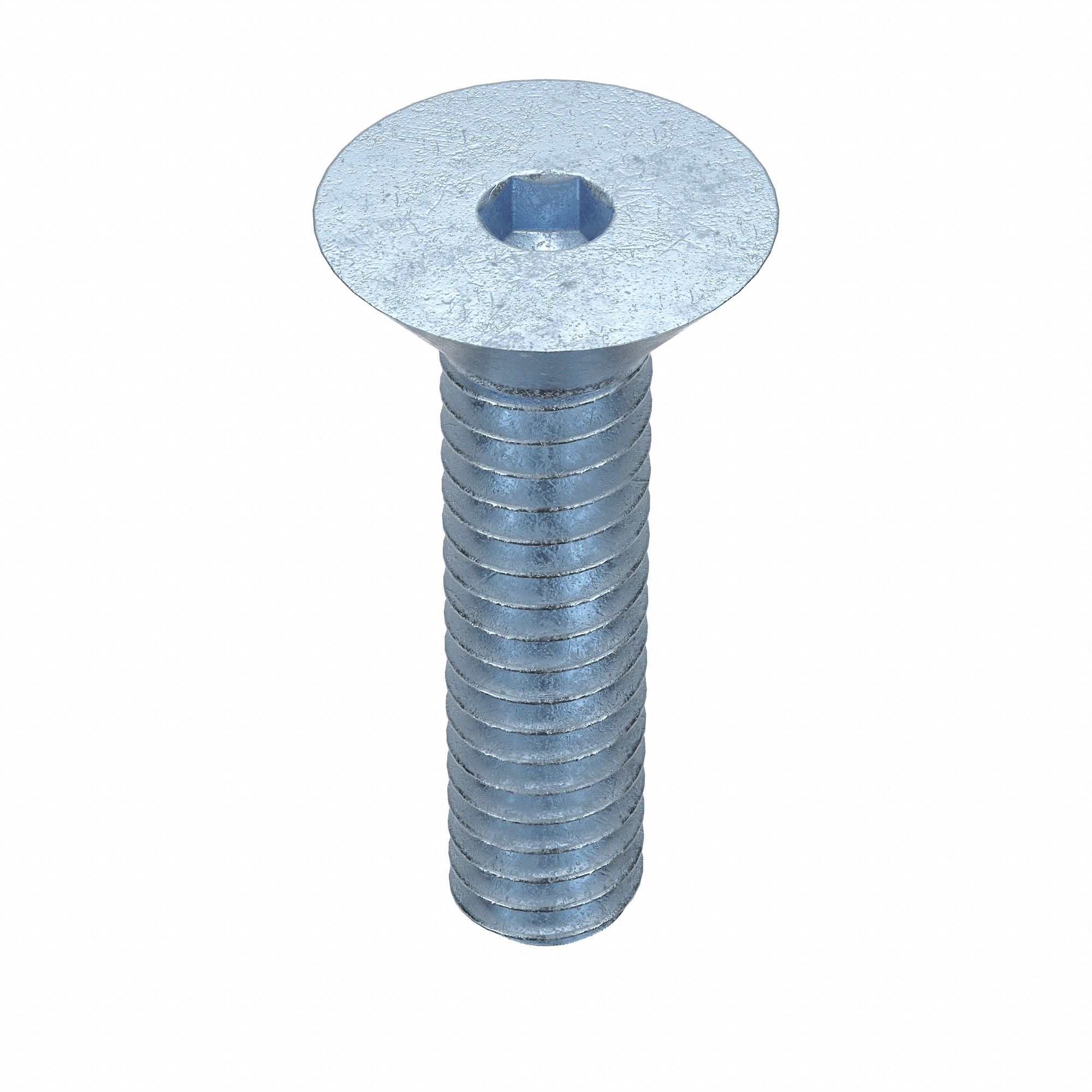 1/4"-20 Thread Size, 27/32 in Lg, Socket Flat Head Screw - 1TLA3|1TLA3 ...