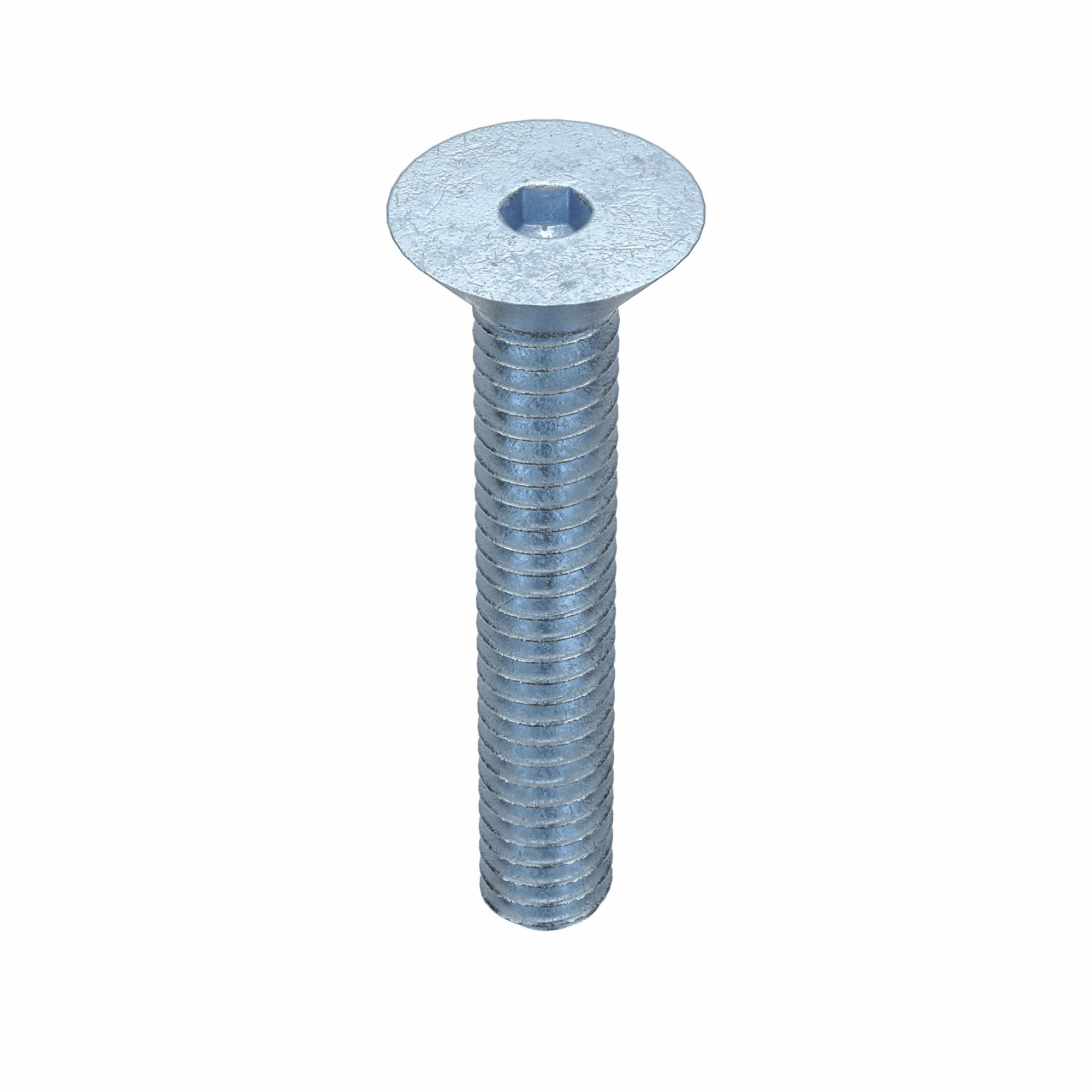 1/4"-20 Thread Size, 1 11/32 in Lg, Socket Flat Head Screw - 1TLA4 ...