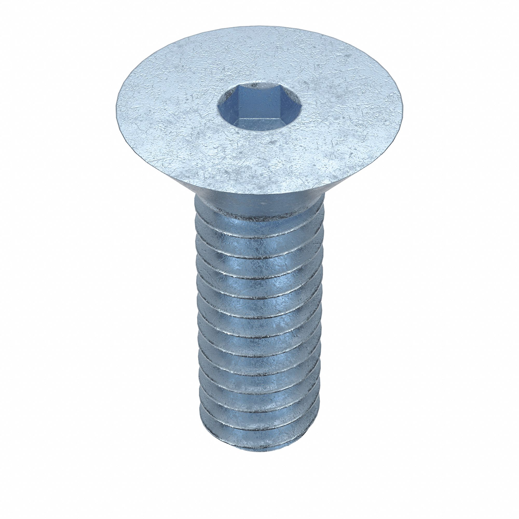 1/4"-20 Thread Size, 2 in Lg, Socket Flat Head Screw - 1TLA6|1TLA6 ...