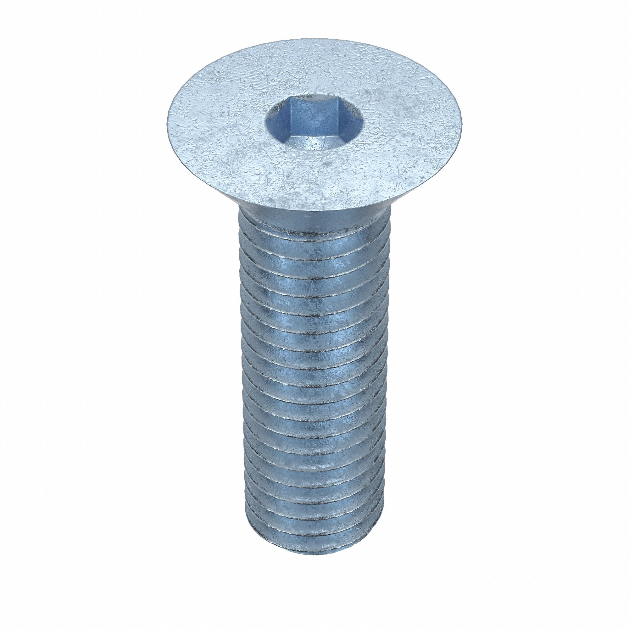 1/2"-13 Thread Size, 3/4 in Lg, Socket Flat Head Screw - 1TLD3|1TLD3 ...
