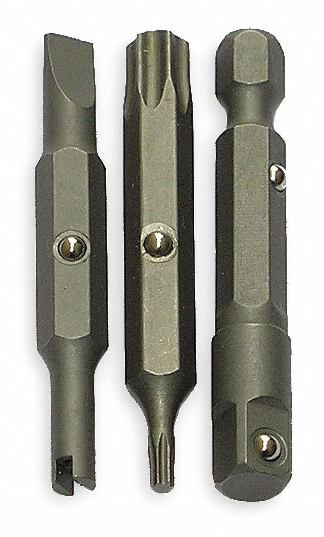 MEGAPRO, Not Impact Rated, 3 No. of Pieces, Driver Bit Set - 1TLJ1|9BP ...
