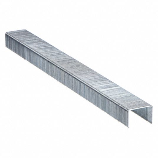 Flat Crown Staples,3/8x1/4,PK5000 - Grainger