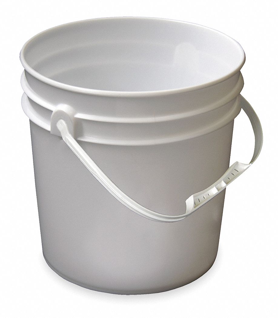 APPROVED VENDOR Balde Plástico,Al 7-5/16pulg,Bco,1 gal - Sin Inventario ...