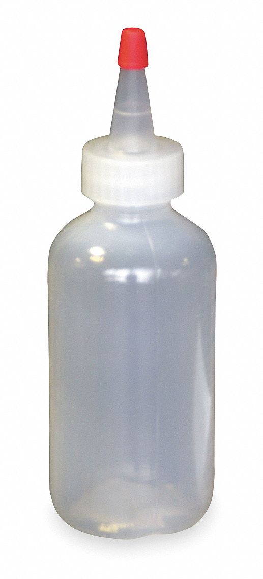 Round Dispensing Bottle, Dispensing, Plastic, 12 PK - Grainger