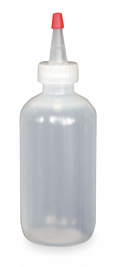 Round Dispensing Bottle, Dispensing, Plastic, 12 PK - Grainger