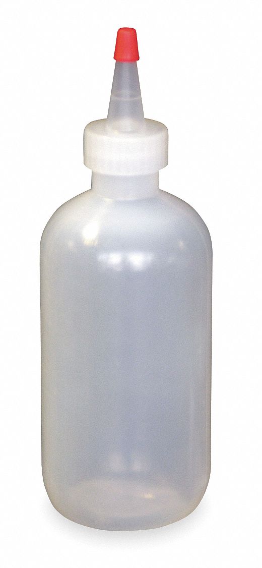 Round Dispensing Bottle, Dispensing, Plastic, 12 PK - Grainger