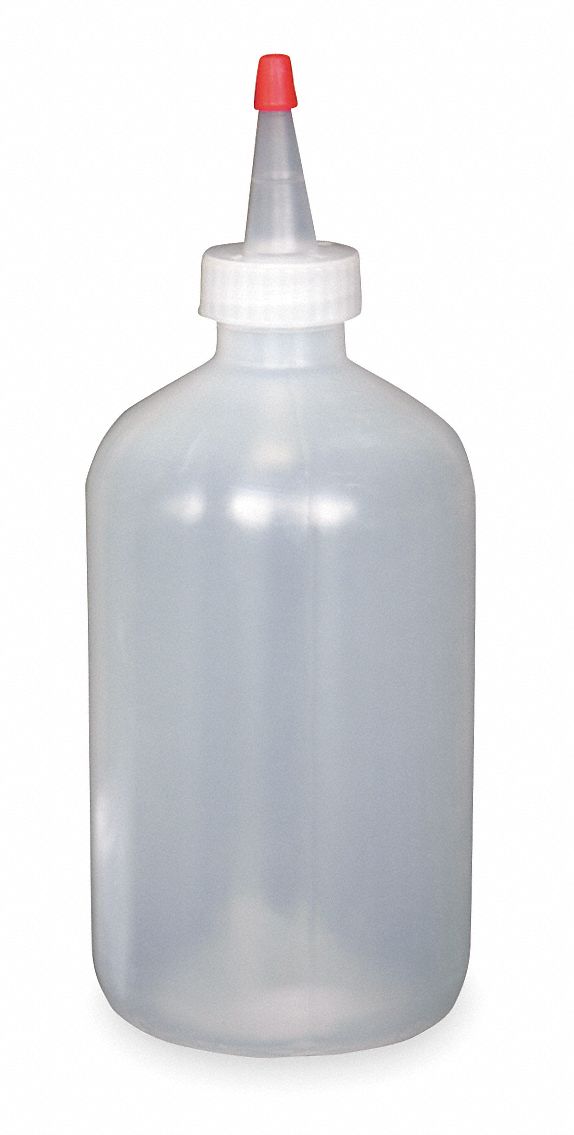 Round Dispensing Bottle, Dispensing, Plastic, 12 PK - Grainger
