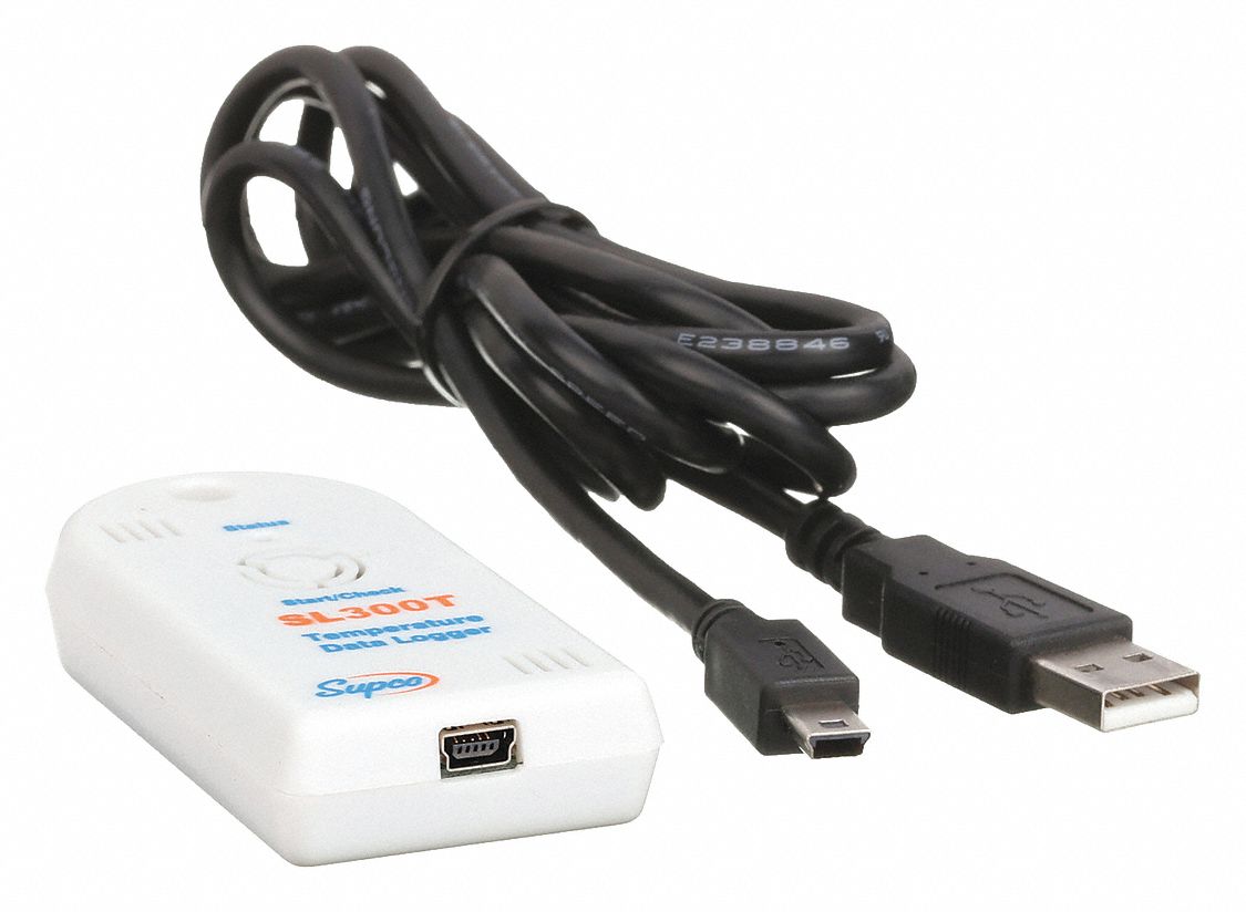 SUPCO, -40°F to 160°F, -40°C to 70°C, Mini Data Logger - 1TMR4|SL300T ...
