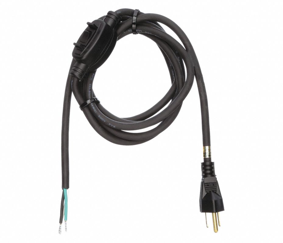 APPROVED VENDOR Cable de Alimentación de 8 pies, Amperaje Máx. 10 ...