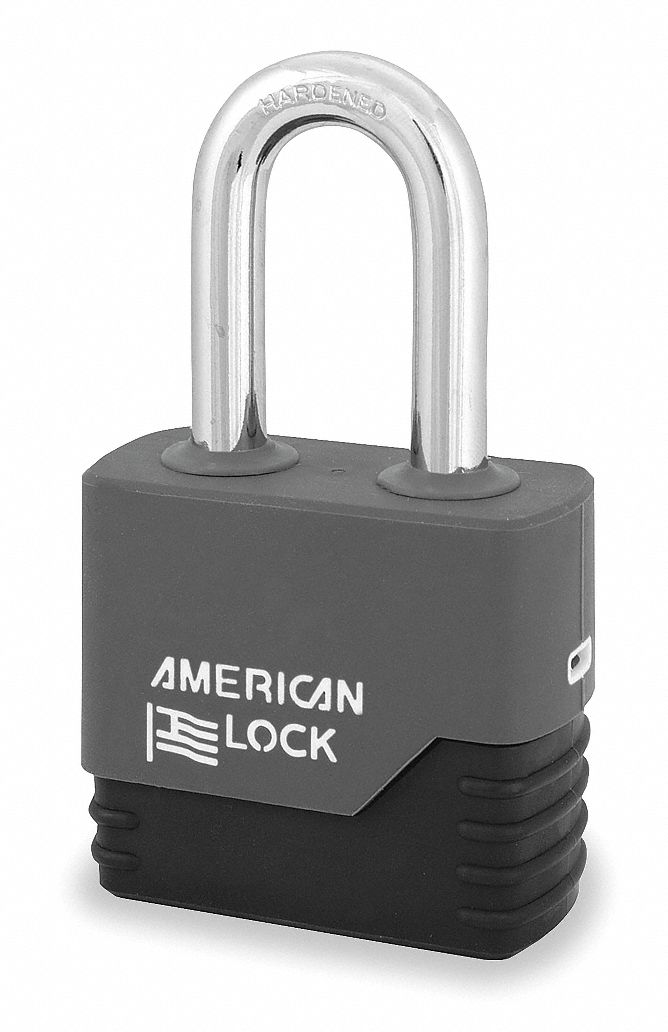 3/8 in Shackle Dia, 2 in x 2 in x 1 in, Padlock - 4EZF4|A5261NKACOV ...
