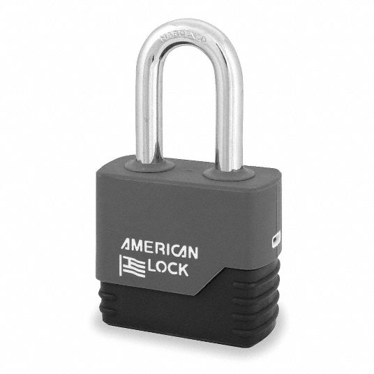 AMERICAN LOCK, Gray, Unfinished, Padlock - 4EZF4|A5261NKACOV - Grainger