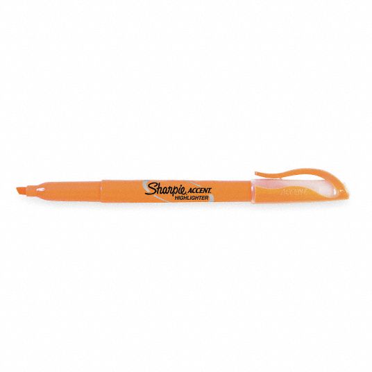 SHARPIE, Orange, Chisel, Highlighter - 1TNF5|27006 - Grainger