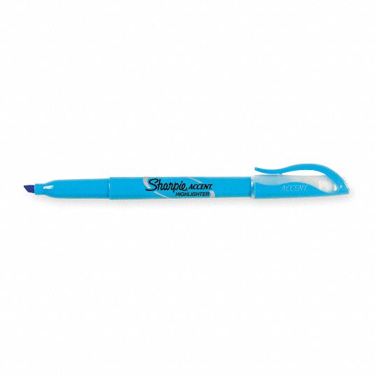SHARPIE, Blue, Chisel, Highlighter - 1TNF7|27010 - Grainger