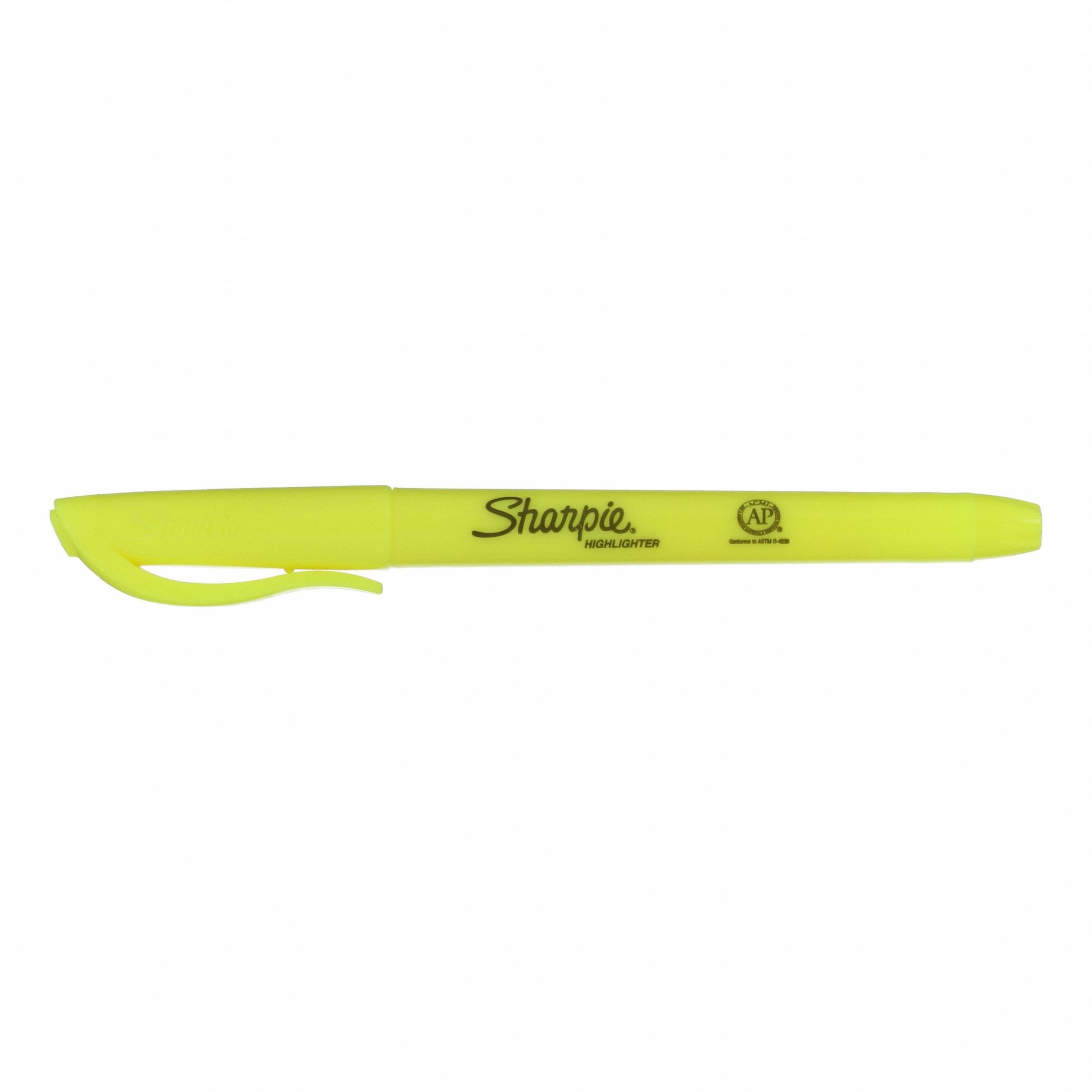 SHARPIE, Yellow, Chisel, Highlighter - 1TNF9|27025 - Grainger