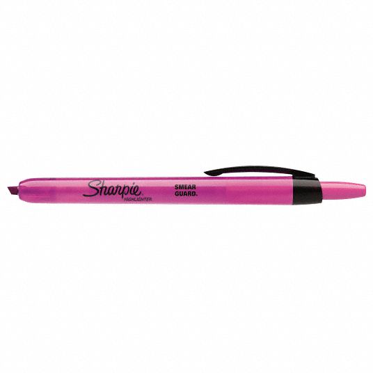 SHARPIE, Pink, Chisel, Highlighter - 1TNG8|28029 - Grainger