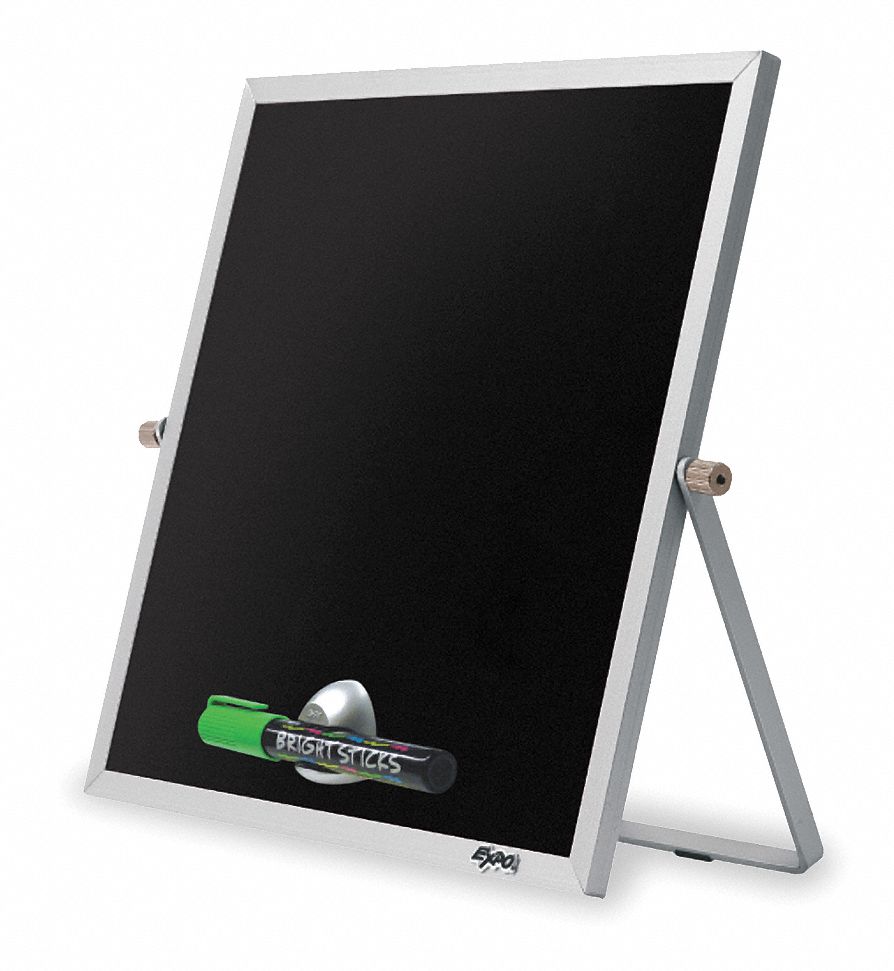 Dry Erase Board, 10 3/8 inH x 11 1/4 inW, Black - Grainger