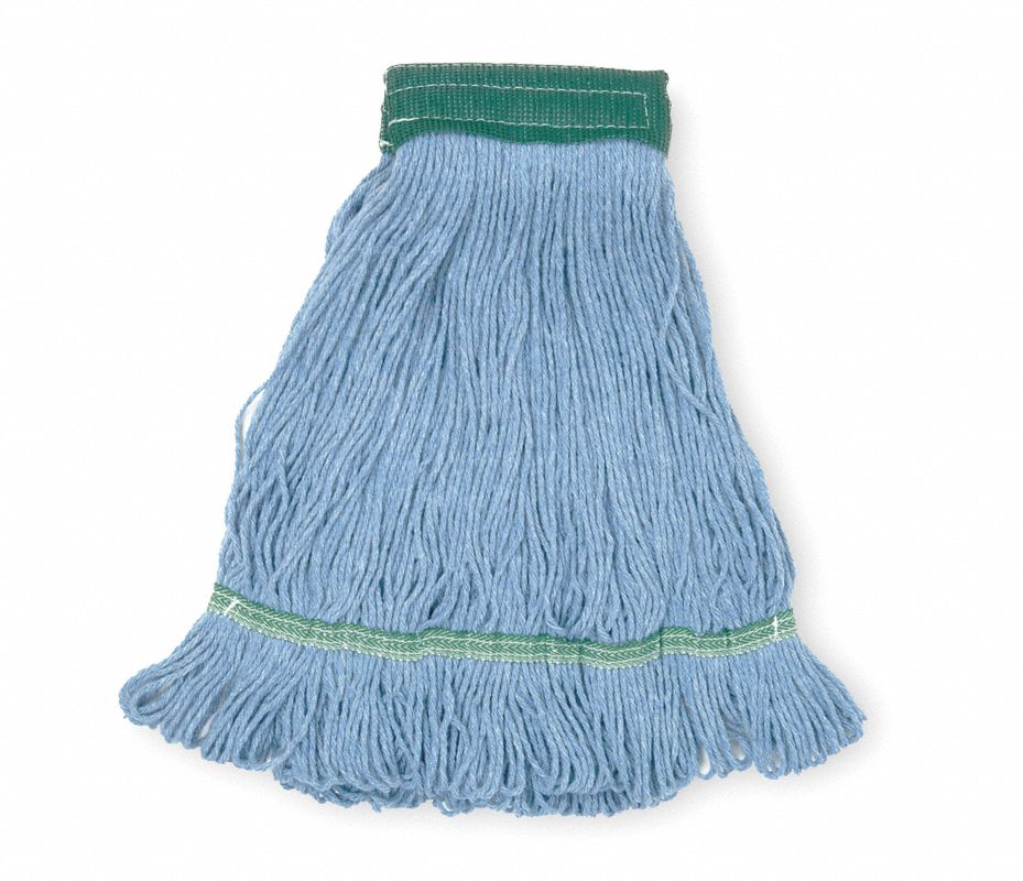 TOUGH GUY Trapeador con Extremo de Rizado, Algodón, Abrazadera ...