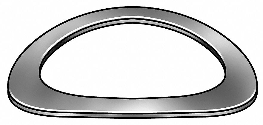 GRAINGER APPROVED DISC SPRING,CURVED,0.125,HIGH CS,PK10 - Disc Springs ...