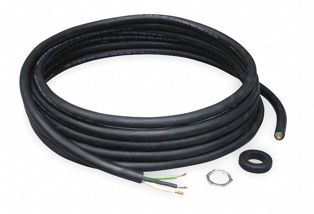 DAYTON, 600V AC, 25 ft Cable Lg, Field Installed Cable Kit - 1UCH6 ...