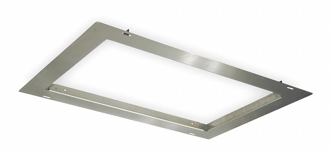 Recessed Mounting Frame,SS,49x17 1/8 In - Grainger