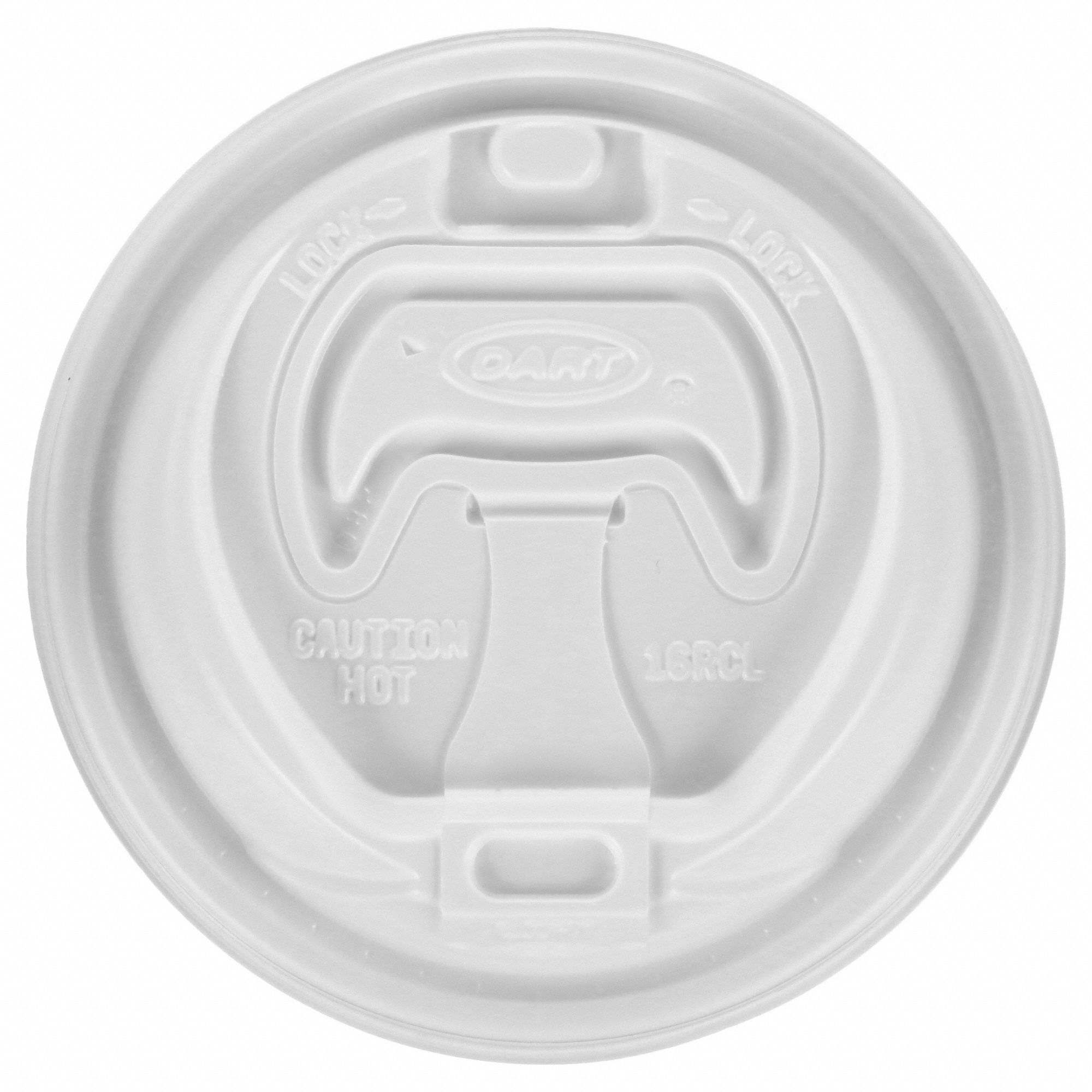 DART, For 12 oz_14 oz_16 oz_20 oz_24 oz Cup Capacity, White, Disposable ...