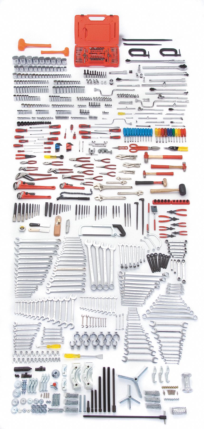 PROTO, 833 Total Pcs, Metric/SAE, Master Tool Set - 1UDX1|JCS-0833MAS ...