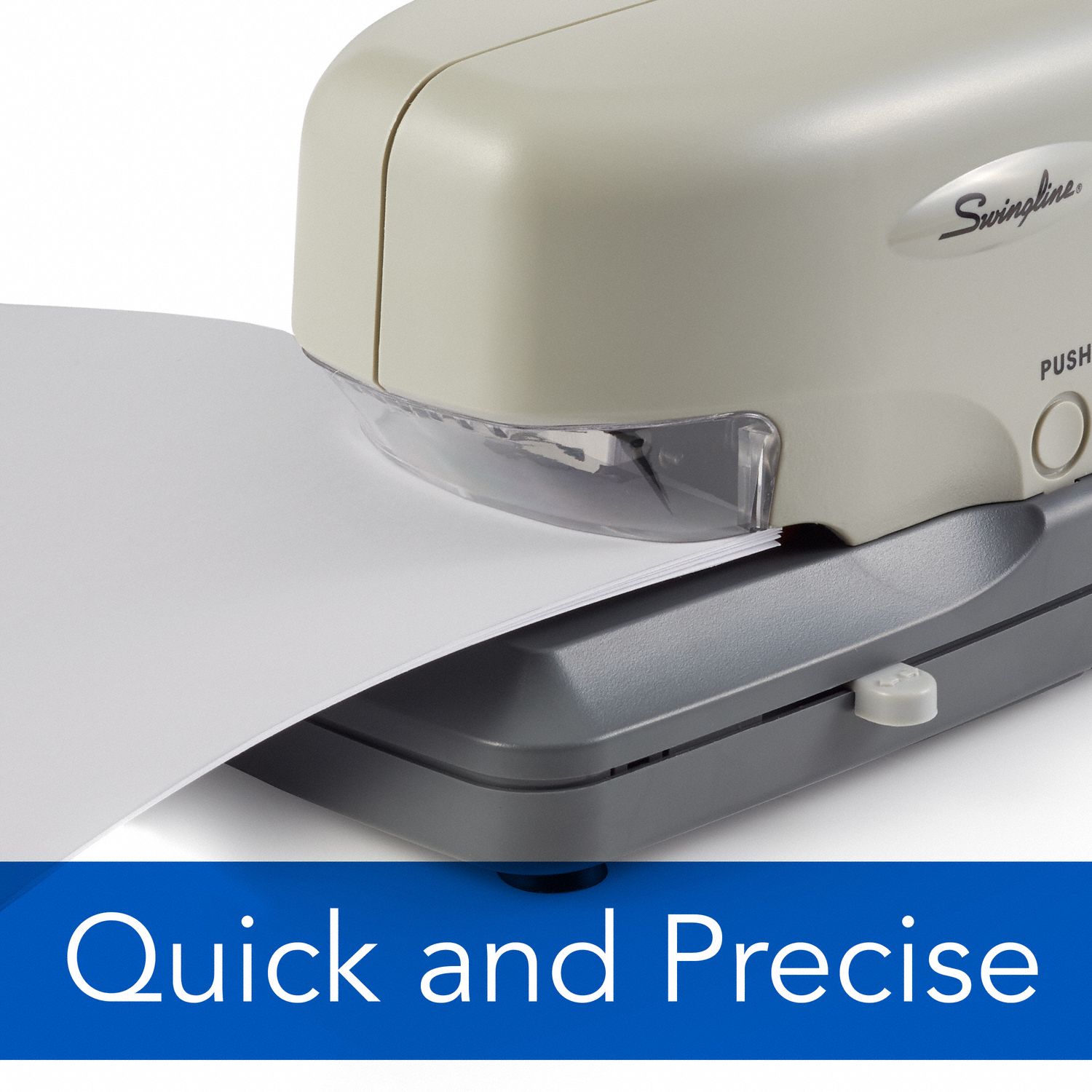 SWINGLINE Electric Stapler: 30 Sheet Capacity, 1/4 to 3/4 in, Gray, 10 ...